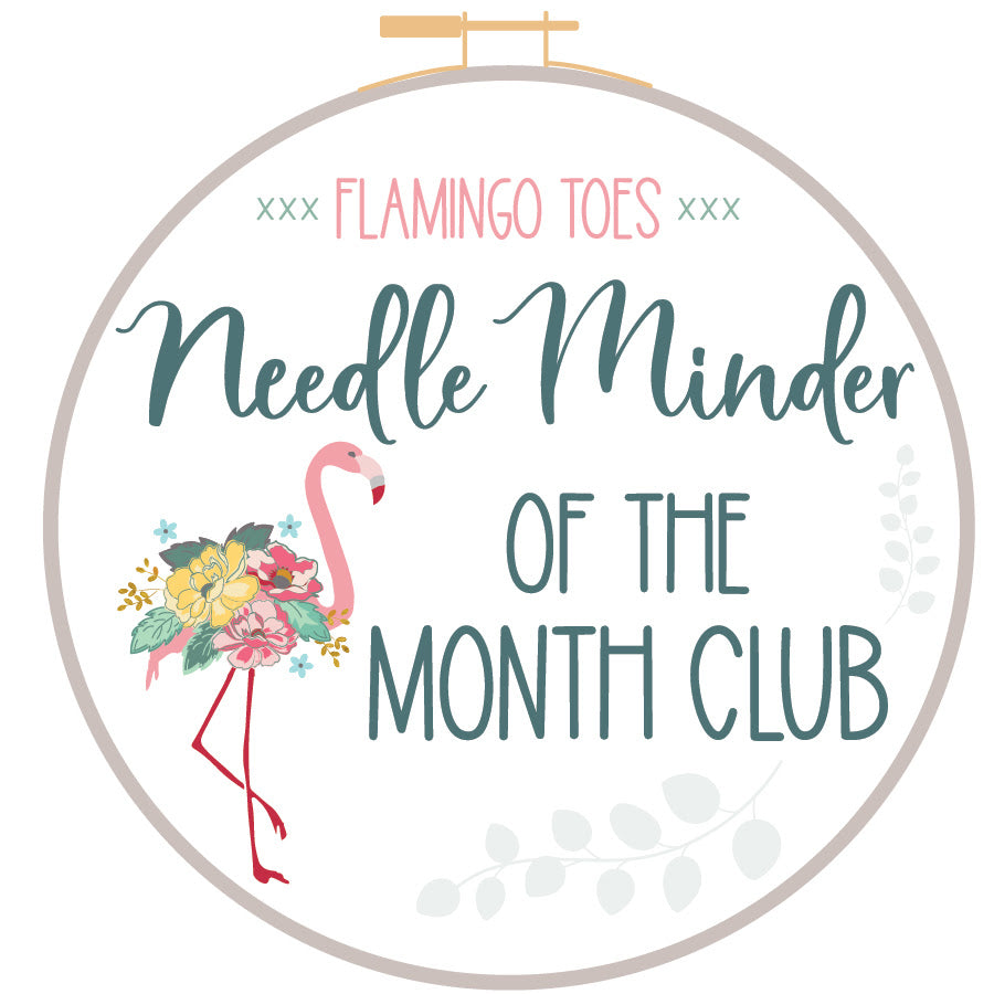 Needle Minder of the Month Club ~ August ~ Flamingo Toes – BellaRose ...